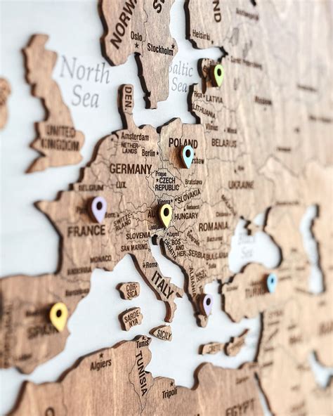 Printable Map With Pins - My Share