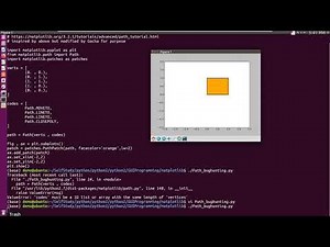python2 matplotlib ValueError 'codes' must be a 1D list or array with the same length of 'vertices'