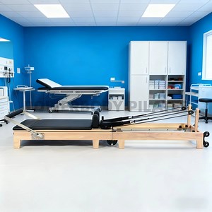 [Hot Item] High Quality Maple Wood Foldable Pilates Reformer Machine for Home