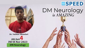 4th Rank AML, DM Neurology, INISS Nov'2023, Dr. Vaibhav Bhandari,...