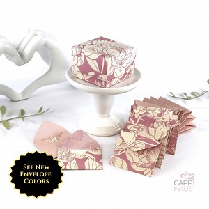 Floral Mini Stationery Gift Set: Handmade Note Cards & Envelopes - Etsy