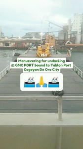 Manuevering for undocking GMC PORT bound to Tablon Port, Cagayan De Oro City #Cebu #ship #SEAMAN #channel #GMC #captain #travelling #domestic #cargo #share #knowledge | Rodel Padernal Aragon